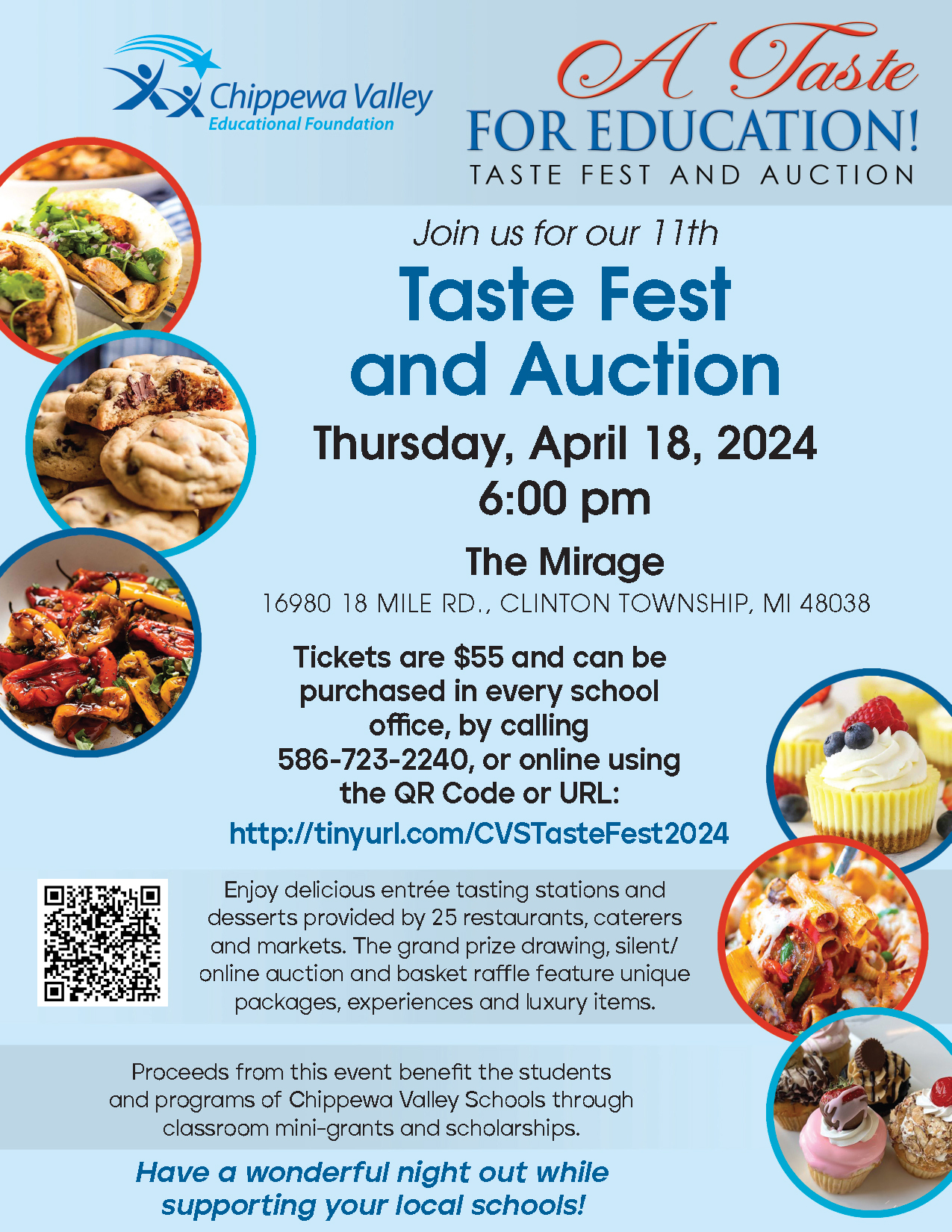 Annual Taste Fest and Auction - Chippewa Valley Educational Foundation ...